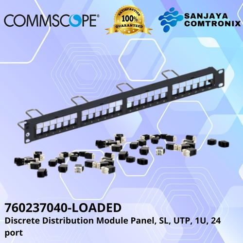 Jual AMP Commscope 1933796-2 Patch Panel 24 Port SL Series Cat6 Cat.6 ...