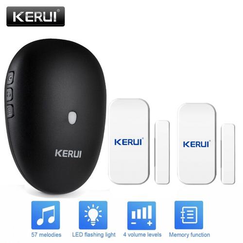 Jual Bel Rumah wireless Sensor Magnet Pintu KERUI M521 2 Sensor pintu ...