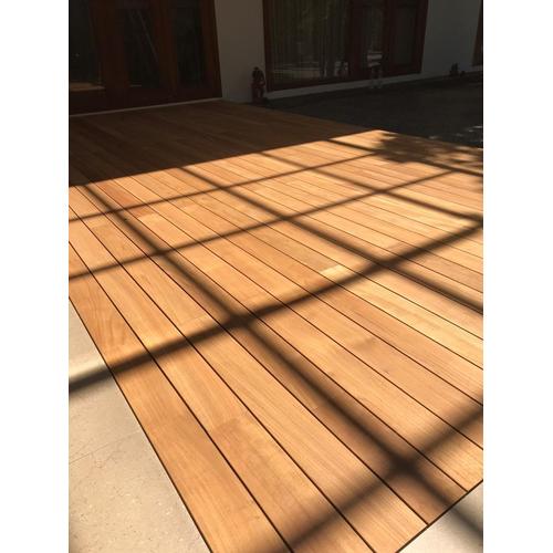 Jual Kroya Decking Solid Teak Outdoor Panjang 1M - 19x95mm - Kab ...