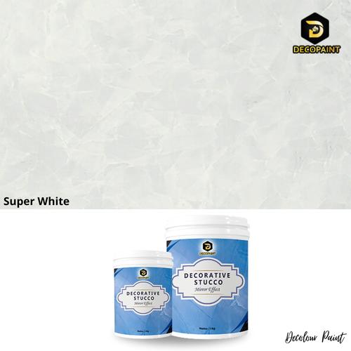 Jual 1kg Cat Dinding Stucco Mirror Effect Super White | Warna Super ...