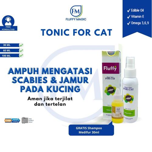 Jual Spray Atasi Jamur Dan Scabies Kucing Fluffy Magic Tonic - 60ml ...