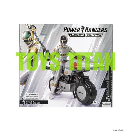 Jual Hasbro Power Rangers In Space Deluxe Silver Ranger & Silver Cycle ...