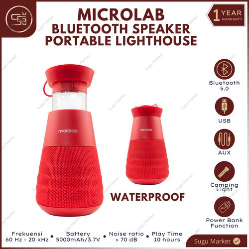 Promo MICROLAB LIGHTHOUSE | SPEAKER MICROLAB LIGHT HOUSE TWS OUTDOOR ...