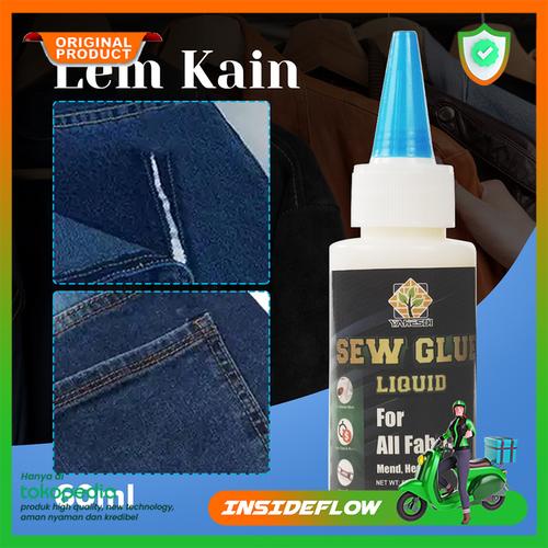 Jual Lem Kain Tanpa Jahit Tahan Air Lem Perekat Kain Kulit Jok Sofa Jeans - Jakarta Barat ...