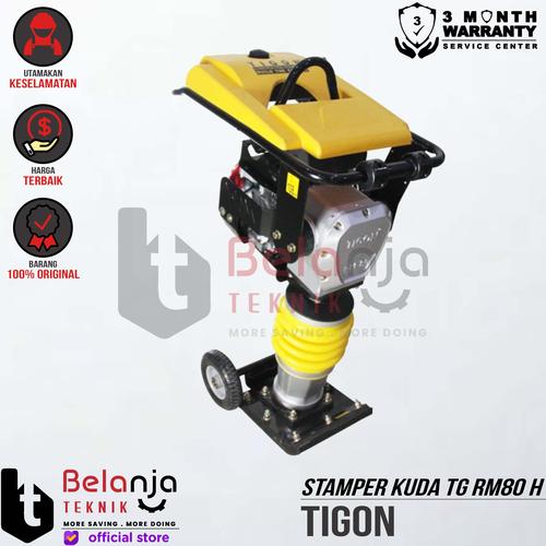 Jual Tigon Mesin Stamper Kuda TG RM80 H 5.5 HP Penggerak Honda GX 160 ...