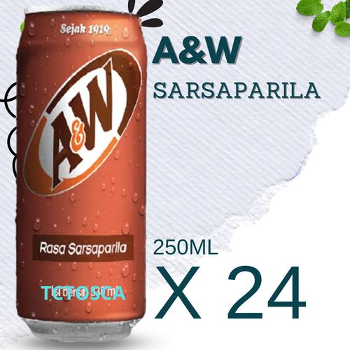 Jual AW Rootbeer | AW Sarsi | A&W 330mL 1 Karton Isi 24 Pcs - Jakarta ...