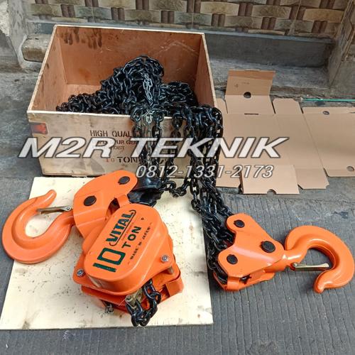 Jual VITAL 10 Ton x 10 Meter / Takel 10 Ton 10 Meter / Chain Block ...