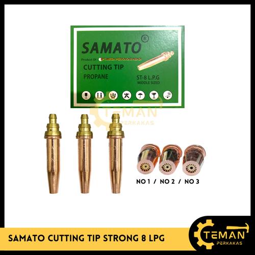 Promo SAMATO Mata Nozzle Cutting Tip LPG / Blender Potong Strong 8 No ...