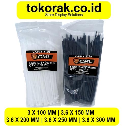 Jual KABEL TIES 10CM 15CM 20CM 25CM 30CM CAMEL NYLON CABLE TIE INSULOCK ...