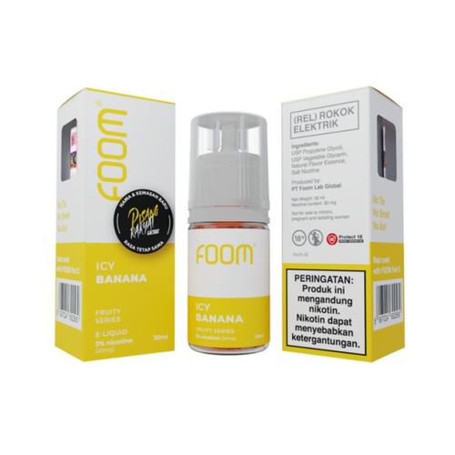Jual Foom Icy Banana Salt Nic 30ML by Foom Lab - Liquid Foom Pisang ...