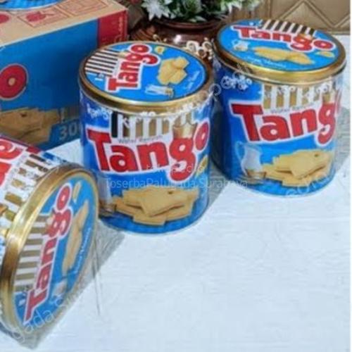 Jual [270 GRAM] Tango Wafer Vanilla Tanggo Vanila Kaleng Biru 270gram ...