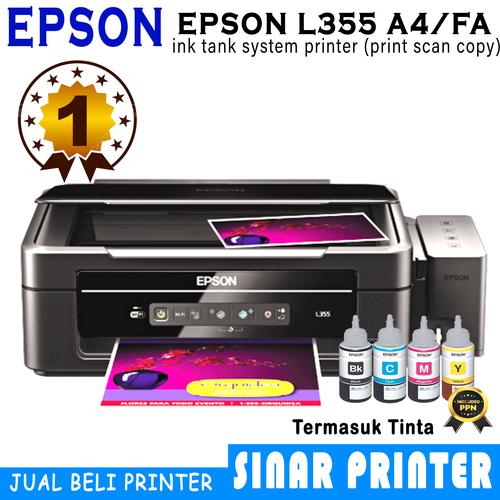 Promo printer Epson l355 print scan copy | Epson l355 wireless (WiFi ...