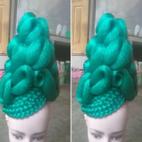 Jual sanggul karnaval/ sanggul cun cum/ sanggul kerucut ukuran anak ...