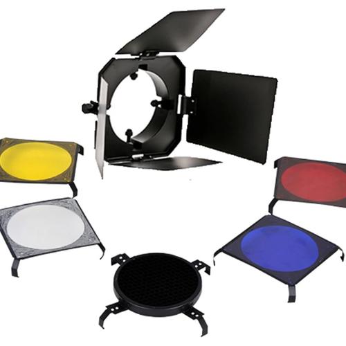 Jual NiceFoto SN-01 Barn Door Filter Kits with 98mm Mount include 68001 ...
