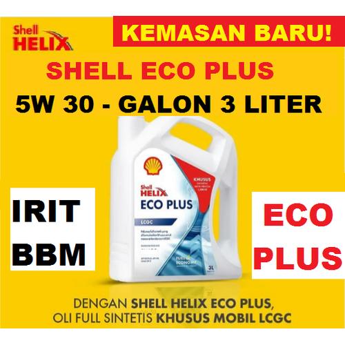 Jual Shell Helix ECO 5 W - 30 oli mobil khusus LCGC isi 3,5 L ayla agya ...
