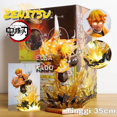 Promo Action Figure Zenitsu Agatsuma Thunderclap Flash Diorama Demon ...