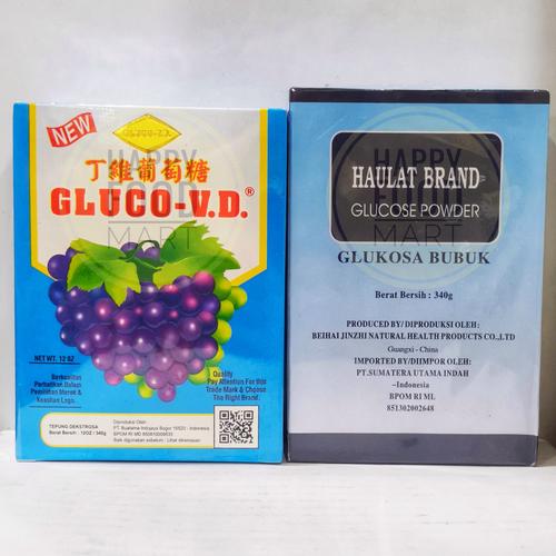 Jual HAULAT BRAND GLUCOSE POWDER 340G/TEPUNG GLUKOSA BUBUK/GLUCOLIN ...