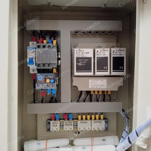 Jual panel pompa submersibel auto manual 3 hp 1 phase 2 kontrol wlc ...