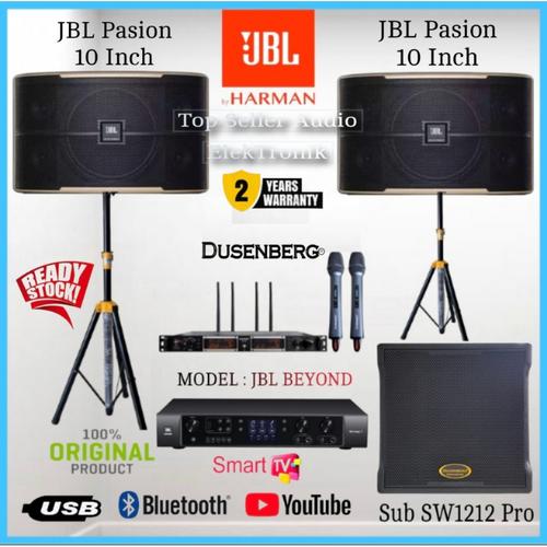 Jual Paket Sound Speaker Karaoke Jbl Pasion 10 Inch Ampli Jbl Sub Sw12 ...