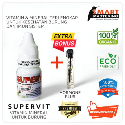 Jual SUPERVIT Vitamin Burung Dosis Tinggi (Terbaik, Best Seller) - 10 ...