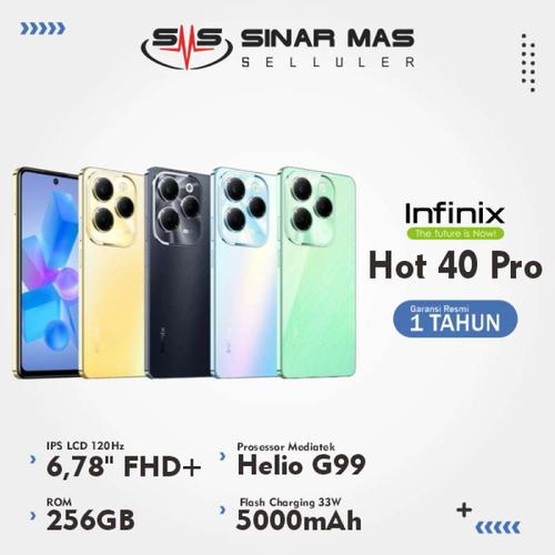 Promo Infinix Hot 40 Pro Smartphone Original Garansi Resmi - Starfall ...