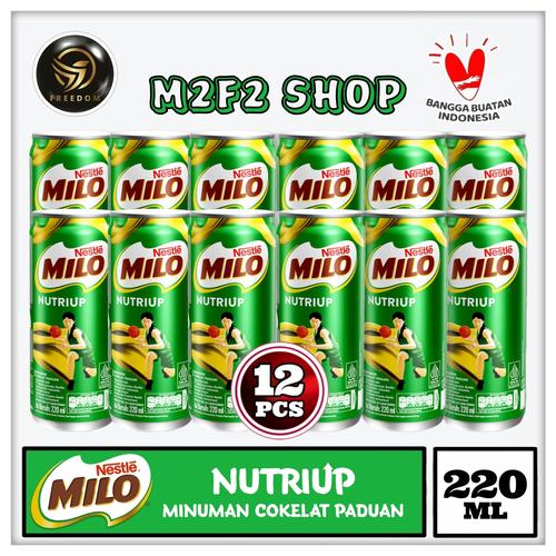 Jual Milo ACTIVE GO NutriUp Cokelat & Susu UHT Kaleng - 220 ml (12 Pcs ...