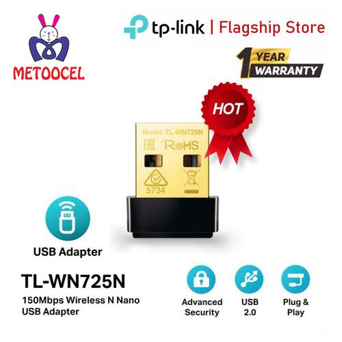 Promo TP-LINK TL-WN725N Nano USB Wireless Adapter 150Mbps Wi-Fi ...