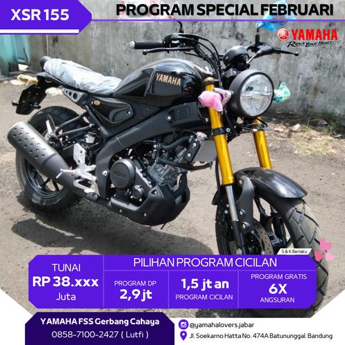 Jual Yamaha XSR 155 Hitam / XSR 155 2024 Hitam / Motor XSR 155 / XSR ...