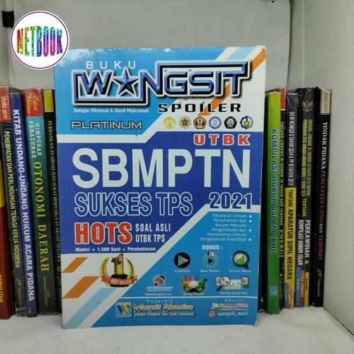 Jual BUKU WANGSIT SPOILER PLATINUM - SOAL ASLI UTBK SUKSES TPS SBMPTN 2021 - Jakarta Selatan ...