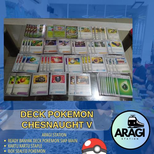 Jual DECK POKEMON CHESNAUGHT V II POKEMON INDONESIA - Kab. Deli Serdang - Aragi Station | Tokopedia