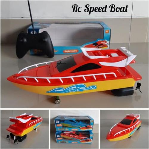 Jual NEW RC SPEED BOAT Remote Control perahu air Kapal RC Speedboat ...