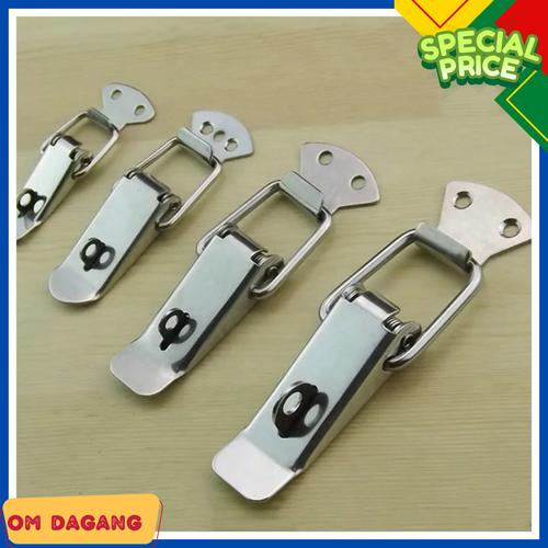 Jual Kaitan Peti Grendel Spring Overval Kunci Pengait Koper Gembok - L ...