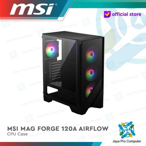 Promo MSI Gaming Case MAG Forge 120A Airflow RGB - Tempered Glass ...