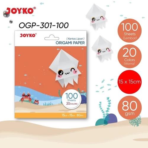 Jual Joyko Origami Kertas Paper 15x15cm OGP 301-100 | @1 Pad 100 Lbr ...