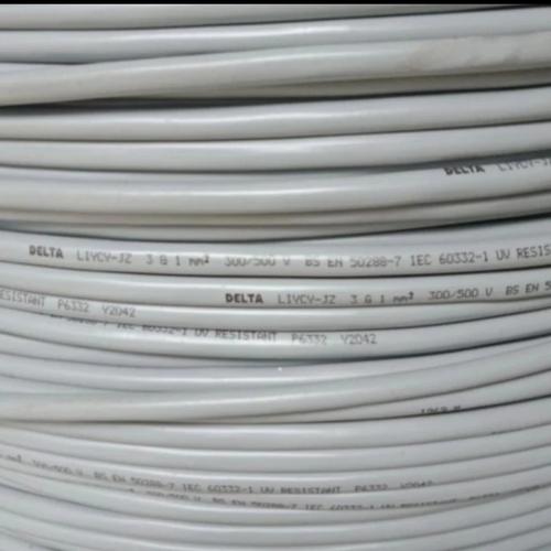 Jual Kabel Screen LIYCY JZ 3x1 mm2 Delta per meter Screen Kabel 3 x 1 ...