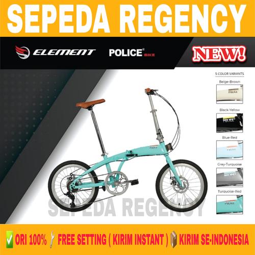 Jual Sepeda Lipat Element POLICE MILAN 20 Inch Pastel Color Series 8 ...