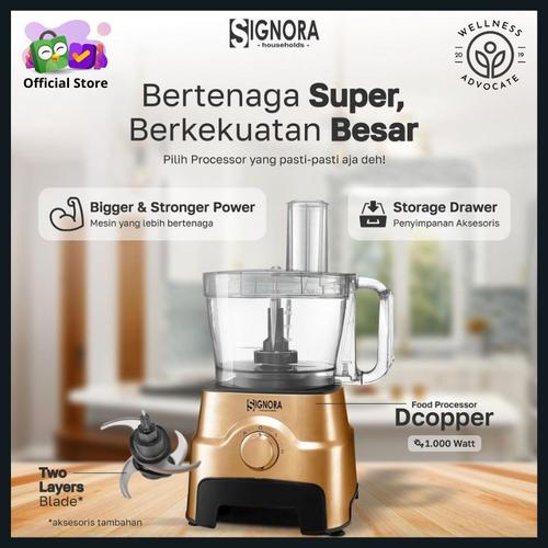 Promo Signora PRO Food Processor | not blender juicer portable kapsul ...