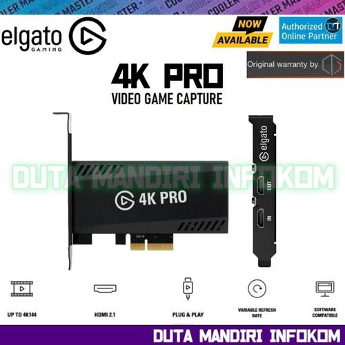 Promo Elgato 4K PRO - Video Game Capture PCIe Card Streaming & Record ...