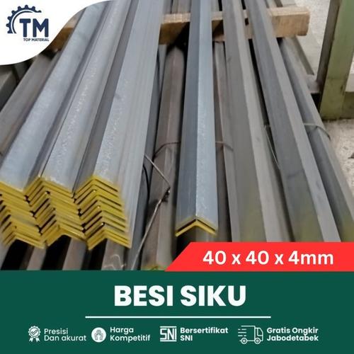 Jual Harga Besi Siku 4x4 cm (40 x 40) tebal 4mm panjang 6 meter - KS,EQ,IBB - Kab. Tangerang ...