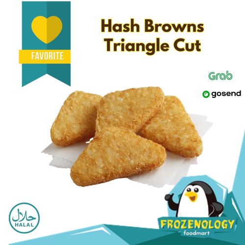 Jual Potato Hash Browns Triangle Cut Belgian Crunchy French Fries ...