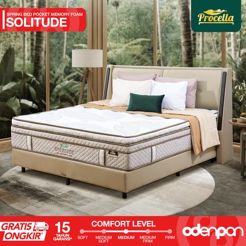 Promo PROCELLA Kasur Pocket Spring Bed Mattress Memory Foam Plush ...