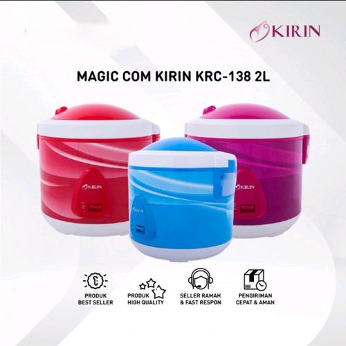 Jual KIRIN Rice Cooker Magicom Kirin KRC 138 2Liter Magicom Penanak ...