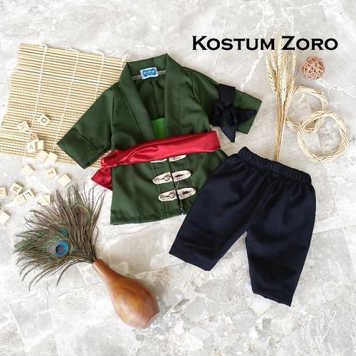 Jual kostum zoro anak dan dewasa/baju zoro anak/zoro costume - Bayi ...