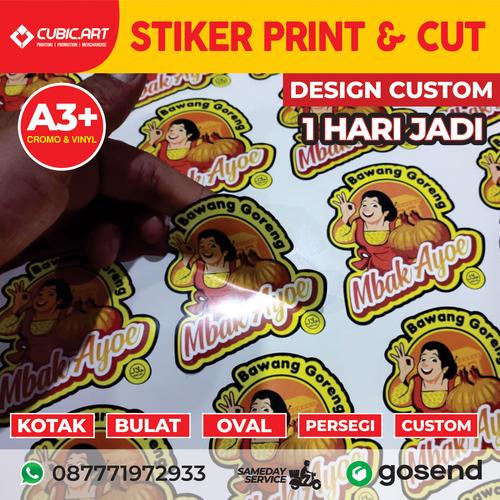 Jual Stiker Print and Cut A3 - Kiss Cut - Cromo - Kota Serang - Cubic ...