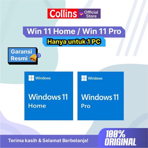 Promo Windows 11 Home / Windows 11 Pro - Windows 11 Home Cicil 0% 3x ...