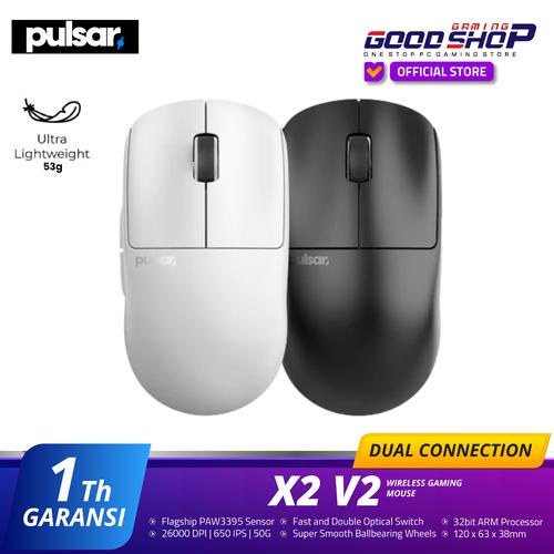 Promo Pulsar X2 V2 Wireless Gaming Mouse - Hitam Cicil 0% 3x - Jakarta ...