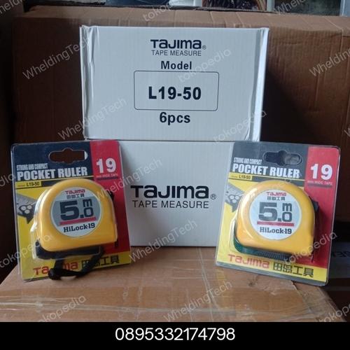 Promo Tajima Meteran Tajima 5 Meter Model L19-50 6pcs Pocket Ruler ...