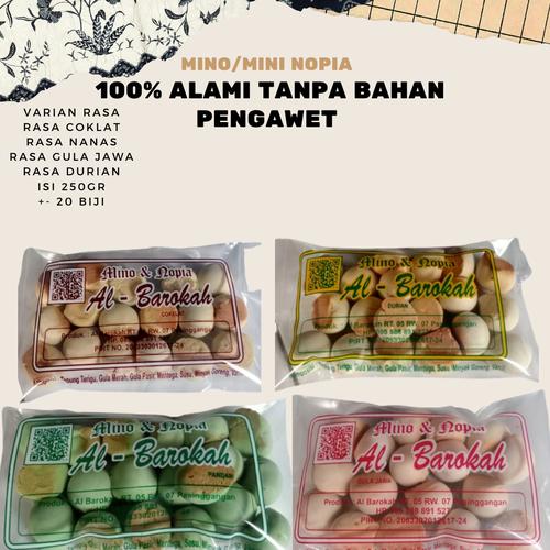Jual kue mino nopia rasa original cokelat pandan 250 gram - Kab ...