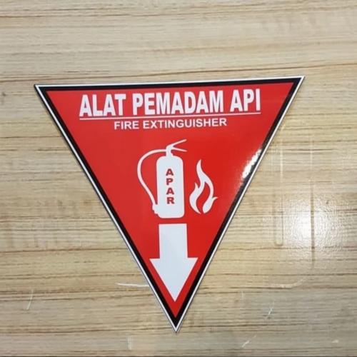 Jual STICKER SIGN ALAT PEMADAM API RAMBU SAFETY SEGITIGA APAR - Kota ...