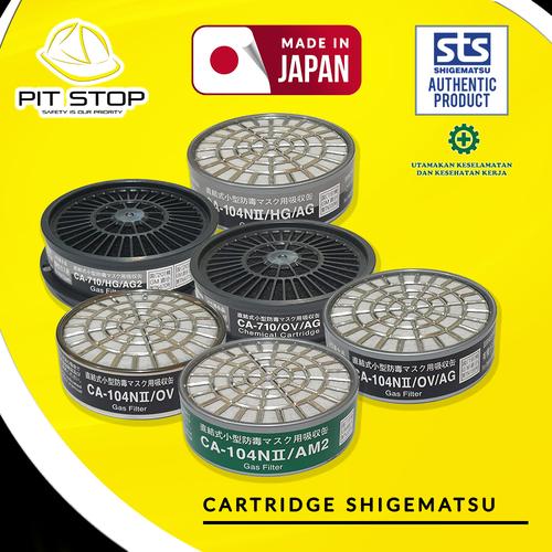 Jual Cartridge Filter Masker Shigematsu Mask Refill Respirator Chemical ...